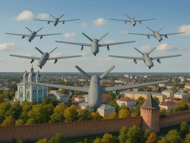 Есть жертвы. Смоленская область отразила массированную атаку БПЛА ...
